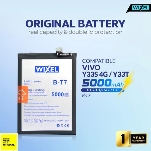 Jual WIXEL Baterai B-T7 Vivo Y33S 4G / Y33T BT7 Real Capacity Batre ...