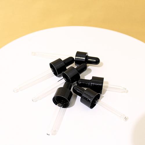 Jual TUTUP BOTOL PIPET KACA / TUTUP DROPPER PIPET HITAM SMOOTH KARET ...