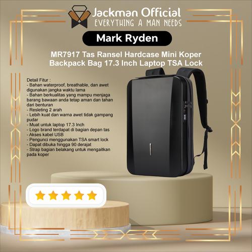Jual MARK RYDEN MR7917 Tas Ransel Hardcase Mini Koper Backpack Bag 17.3 ...