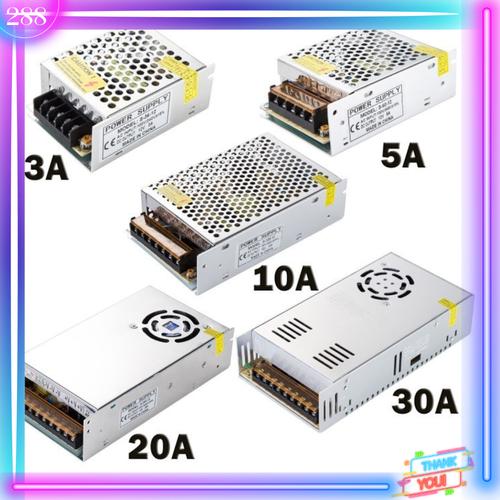 Jual Power supply adaptor switching trafo LED strip 12V 3A 5A 10A 15A 20A - 40A - 3.3A - Jakarta ...