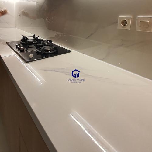 Jual Meja Dapur Marmer Compress | Meja Dapur Solid SUrface | Meja Dapur ...
