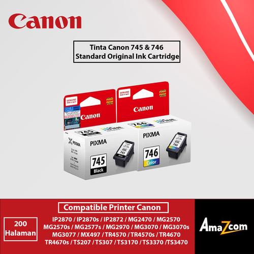 Promo Tinta Canon 1 Set 745/746 Standard Original Datascript Cicil 0% ...