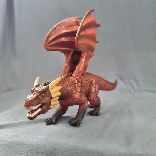 Jual Figure Naga Dragon Merah batu PVC hard rubber detail rapi panjang ...