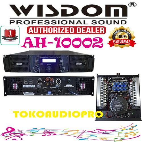 Jual Power Wisdom AH10002 Power Amplifier - Jakarta Pusat - TOKOAUDIOPRO | Tokopedia