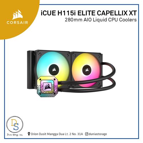 Promo CORSAIR iCUE H115i ELITE CAPELLIX XT Liquid CPU Cooler Cicil 0% ...