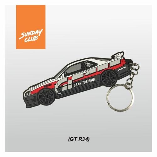 Jual Sunday Club Keychain Nissan Skyline R34 Gran Turismo Nismo ...