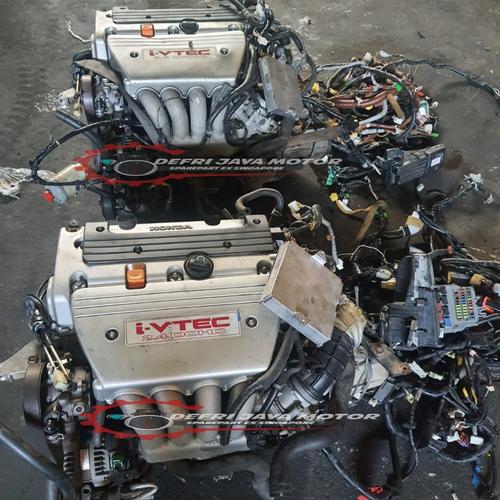 Jual engine mesin K24 RBB komplit transmisi manual 6speed set as roda ...