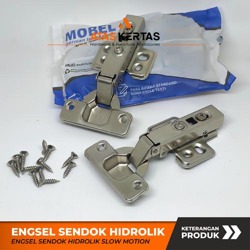 Jual engsel sendok slow motion möbel / engsel lemari kitchen set soft ...