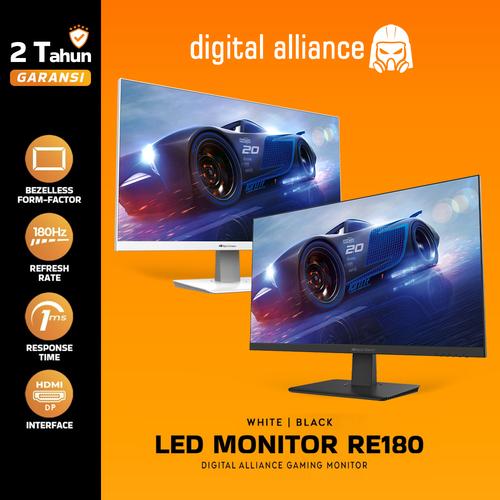 Promo Monitor LED Digital Alliance 24.5" 180Hz IPS FHD 99% SRGB 1ms ...
