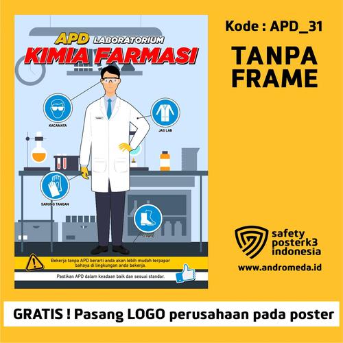 Jual Safety Poster Slogan K3 APD Laboratorium Kimia Farmasi Obat ...
