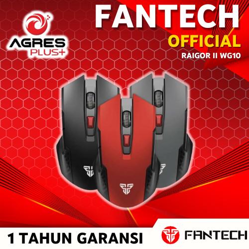 Promo FANTECH Mouse Gaming RAIGOR II WG10 Wireless PIXART - Hitam ...