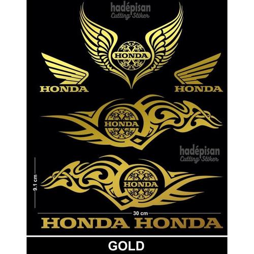 Jual Stiker Motor Cutting Sticker Body Motor HONDA TRIBAL - Putih ...