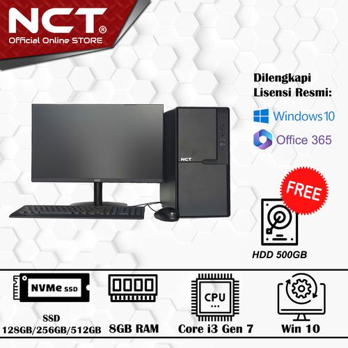 Jual Komputer pc Kaby Lake gen 7 komputer Core i3 8gb SSD NVME dan HDD ...