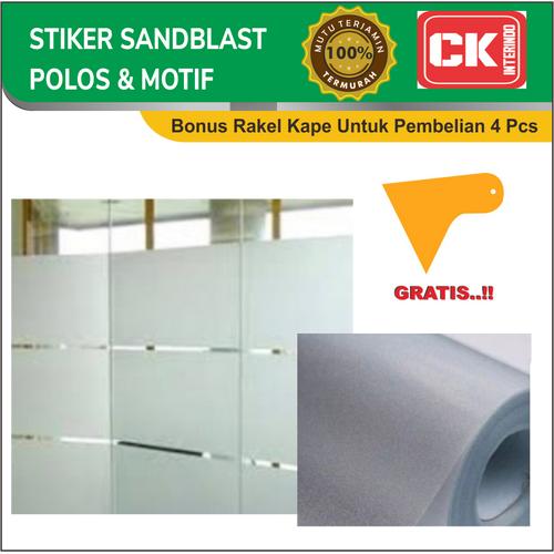 Jual Stiker sandblast kaca, stiker sandblast polos, stiker sandblast ...