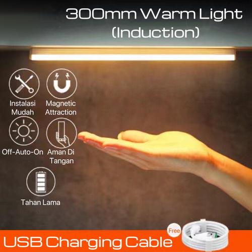 Promo 30/50CM Lampu Sensor Gerak Lampu Stick Panjang LED/Lampu Baca LED ...