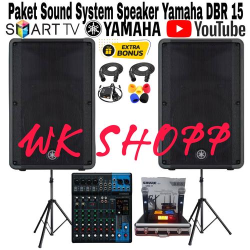 Jual Paket Sound System Indoor Outdoor Full Set Speaker Yamaha DBR 15 ...