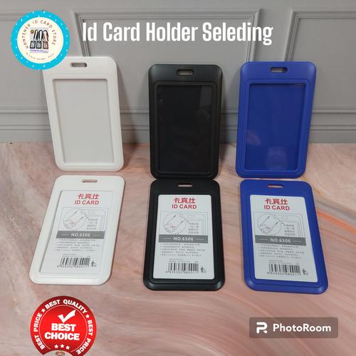 Jual ID Card Holder Nametag Polos Tempat ID Card Casing Frame ID Card ...