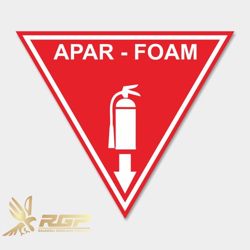 Jual Rambu / Sign APAR Foam - Segitiga 25cm x 25cm Acrylic - Kota ...