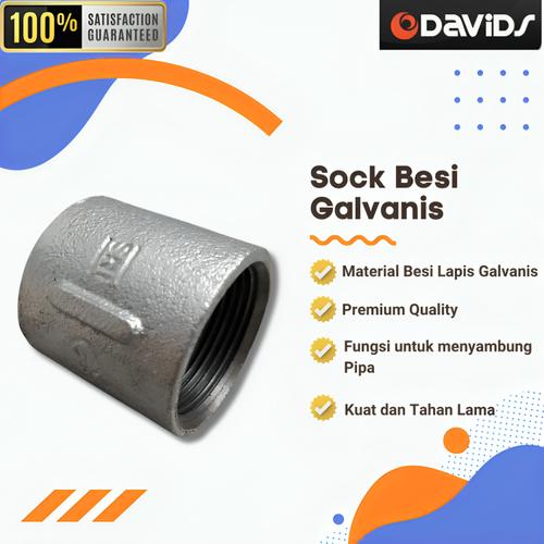Jual Penyambung Pipa Besi Sock Sok Besi Galvanis - 1" - Kota Malang ...