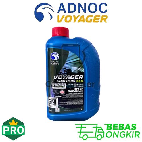 Jual Adnoc Voyager Star Plus Eco 0W20 Full Synthetic Oli Mesin Mobil 1L ...