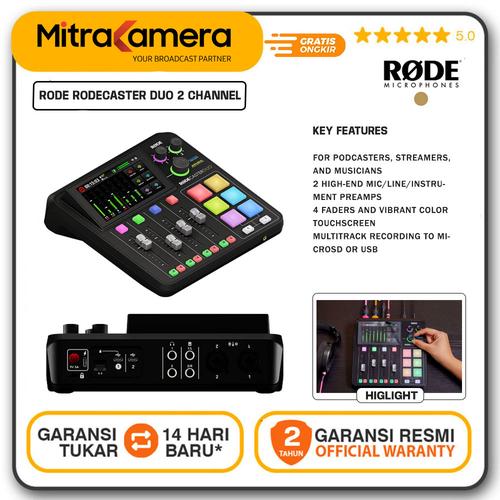 Jual RODE RODECaster Duo 2 Channel Professional Audio Mixer - Jakarta ...