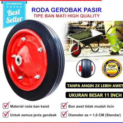 Jual RODA GEROBAK SORONG/FULECO/BAN MATI 13 INCH - Jakarta Barat ...