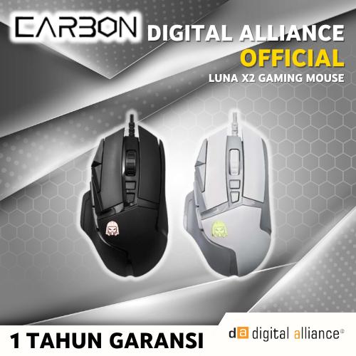 Jual Mouse Gaming Digital Alliance Wired Ergonomic RGB Macro Huano Luna ...