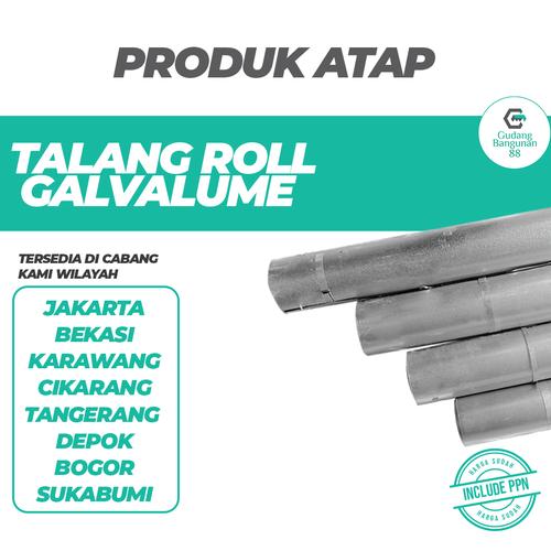 Promo seng talang galvalum seng talang roll 0.30 ECO seng baja ringan ...