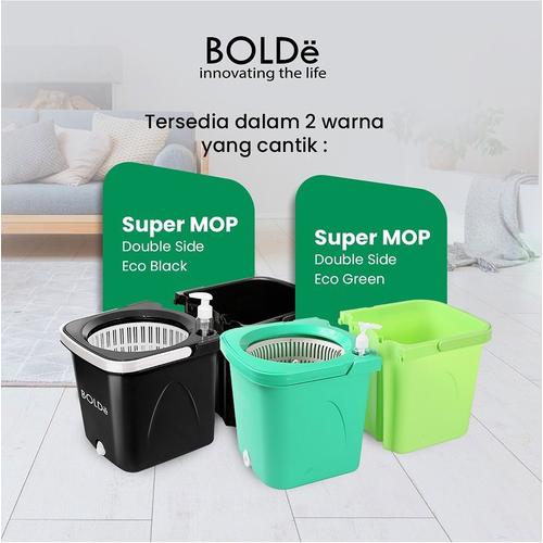 Promo BOLDe Super Mop Double Side Eco Alat Pel Otomatis - Hijau - Kota Tangerang - amac store ...