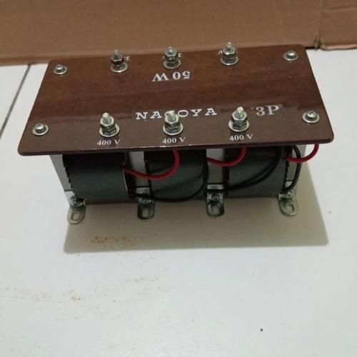 Jual Trafo step up down isolasi 3phase 400V (RST) to 220V (RST) 50W ...