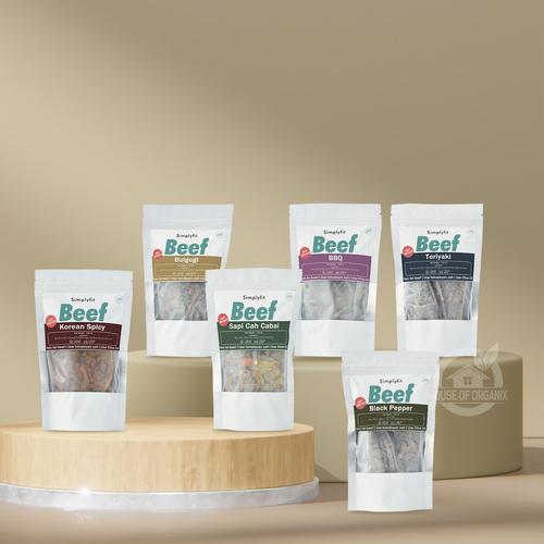 Jual Simplyfit Marinated Beef (Lean Beef / Non Fat Beef) High Protein ...
