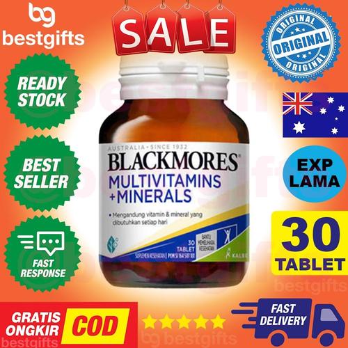 Jual BLACKMORES MULTIVITAMINS MULTIVITAMIN MULTI VITAMIN VITAMINS + MINERALS MINERAL MEMBANTU ...