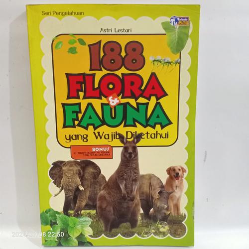 Jual ORIGINAL BUKU SERI PENGETAHUAN 188 FLORA & FAUNA YANG WAJIB DIKETAHUI Bonus 24 Terapi ...
