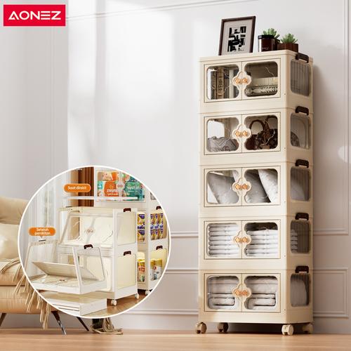 Promo AONEZ 4-Layer Kotak Penyimpanan Multifungsi Plastic Dengan ...