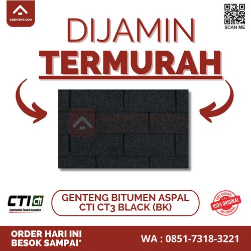 Jual Genteng Atap Bitumen CTI CT3 Hitam Black Motif Batu Bata - Kota ...