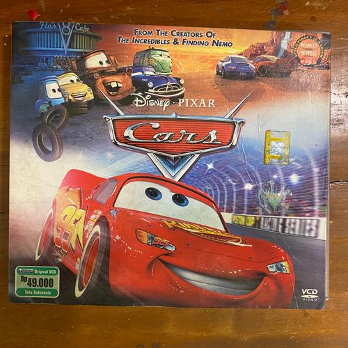 Jual Cars Disney Pixar 2006 CD VCD Kaset Original Movie Rare Langka ...