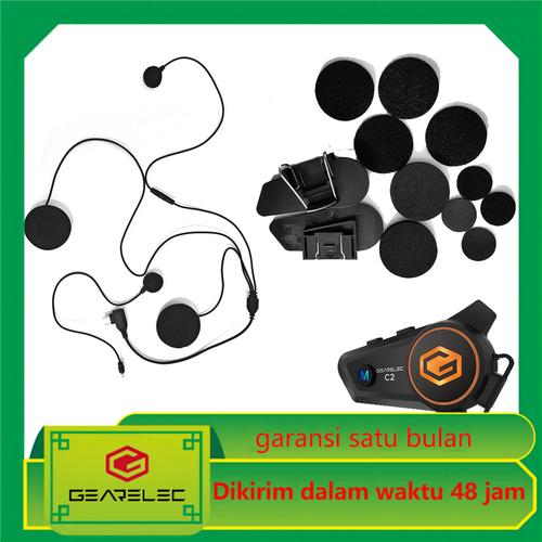 Jual Untuk C2 Motor Helm Bluetooth Headset Pengganti Speaker Soft Mic ...