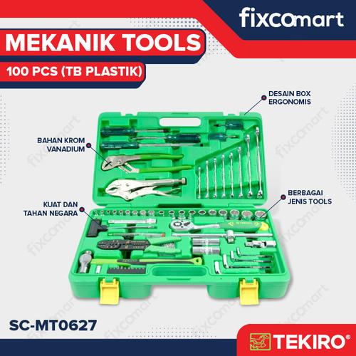 Promo Tekiro Tool Set 100 Pcs / Tekiro Mechanic Tool 100 Pcs Cicil 0% ...
