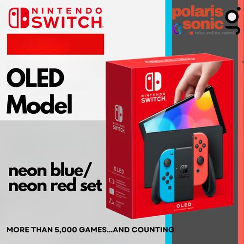 Jual Nintendo Switch OLED Neon Blue Neon Red Console Garansi ...