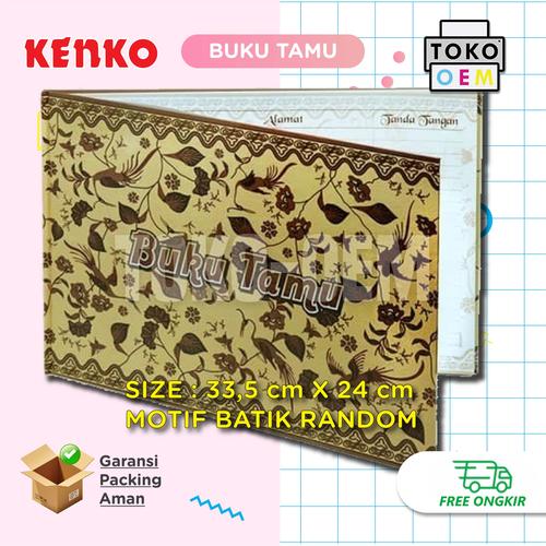 Jual KENKO BUKU TAMU RESEPSI DAFTAR TERIMA UNDANGAN GUEST BOOK MOTIF ...