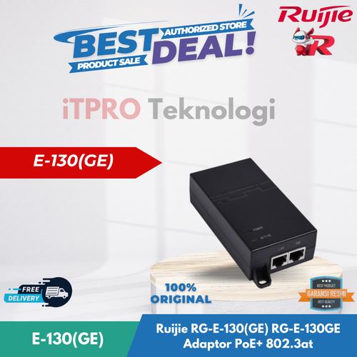 Promo Ruijie RG-E-130(GE) RG-E-130GE Adaptor PoE+ 802.3at - Jakarta Pusat - ITPRO Teknologi ...