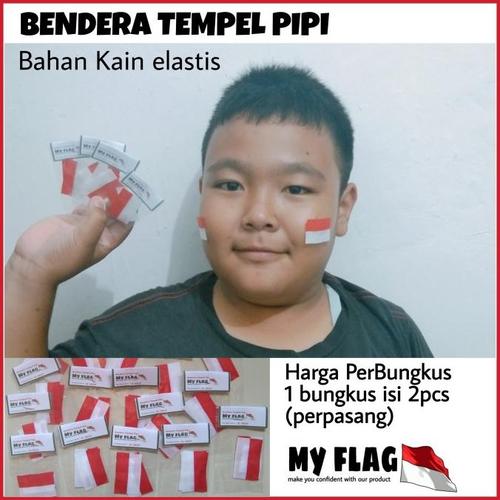 Jual Sticker Pipi Bendera Pipi Merah Putih Agustusan Bendera Merah ...