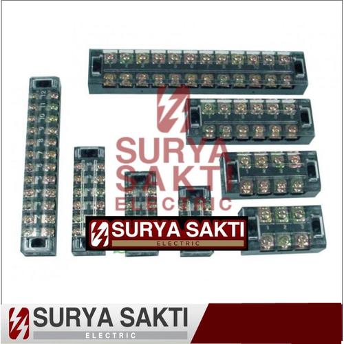 Jual Terminal Blok Kaca 3 pole 25A TB Series Terminal Block TB 2503 ...