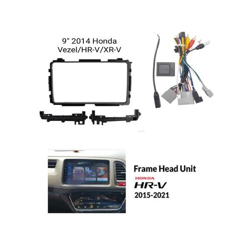 Jual Frame Head unit Android 9 inch / 10 inch HRV / XRV / VEZEL 2014 ...
