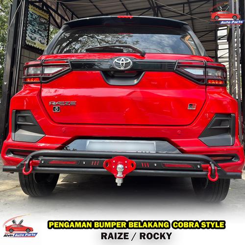 Jual TOWING RAIZE ROCKY COBRA STYLE / PENGAMAN BUMPER BELAKANG ROCKY ...