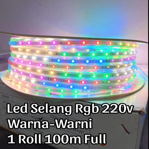 Jual Lampu Led Strip Selang Smd 100 Meter RGB Warna Warni 100 Meter 220 ...