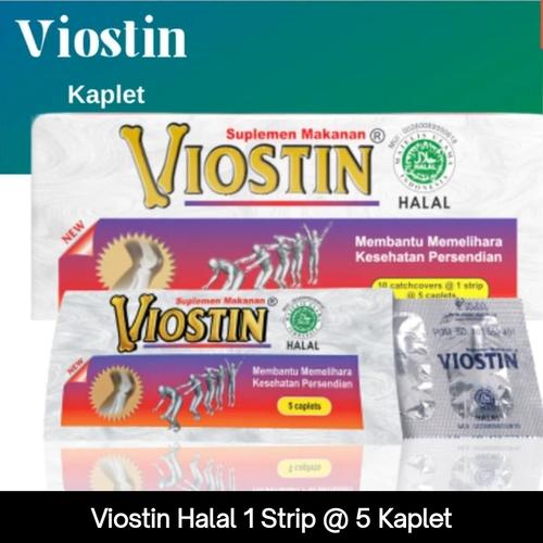 Jual Viostin Halal 1 Strip 5 Kaplet Supplemen Meredakan Nyeri Sendi ...