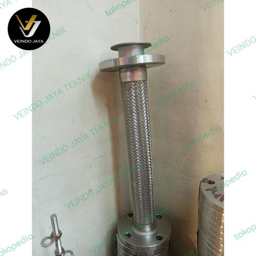 Jual Flexible Hose Flange JIS 10K SS316 1" inch DN25 ( P. 40CM ...