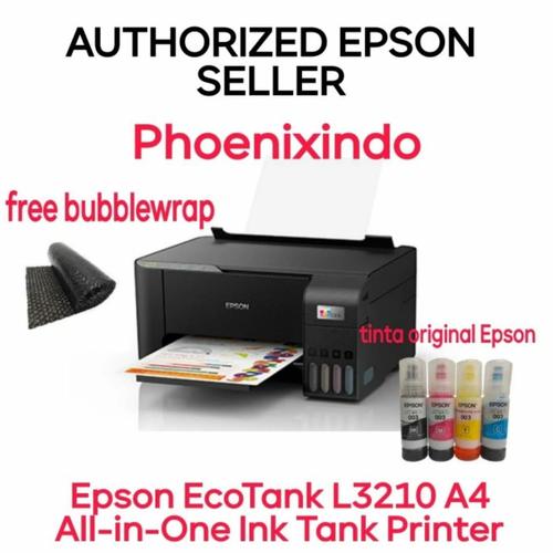 Promo Printer Epson EcoTank L3210 All-in-One Ink Tank L 3210 Print,Scan ...