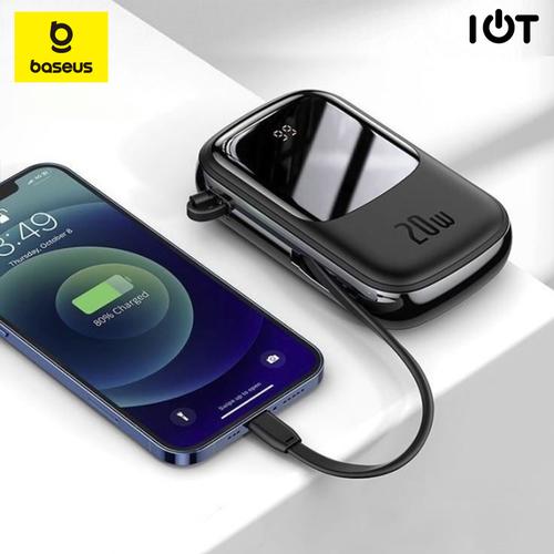 Jual BASEUS Qpow Pro Digital Display Fast Charge PowerBank 10k mAh 20W ...